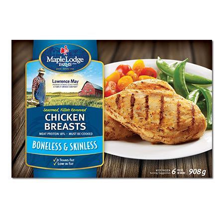 Maple Lodge Farms Chicken Breasts Boneless & Skinless, 908G – GTA ...